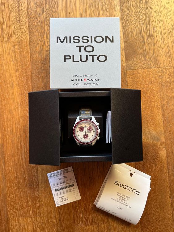 Swatch x Omega Moonswatch, Mission to Pluto (Neu und originalverpackt) in Seengen für CHF 285 ...