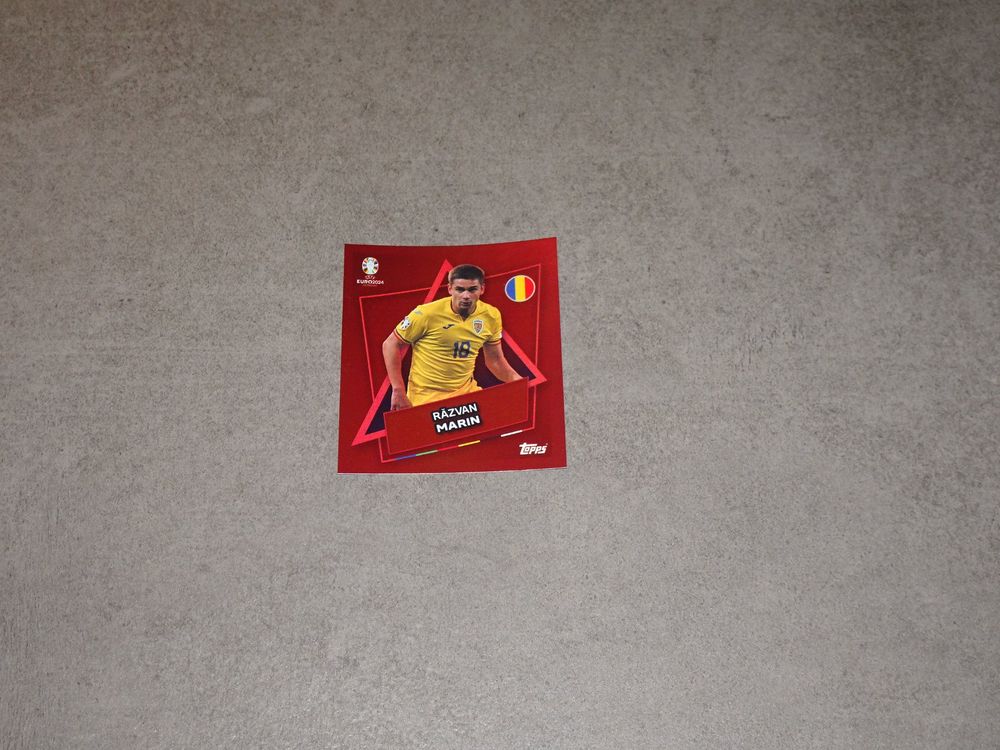 Topps SP Sticker ROM Marin ohne Unterschrift, Euro/ EM 2024 | Kaufen ...
