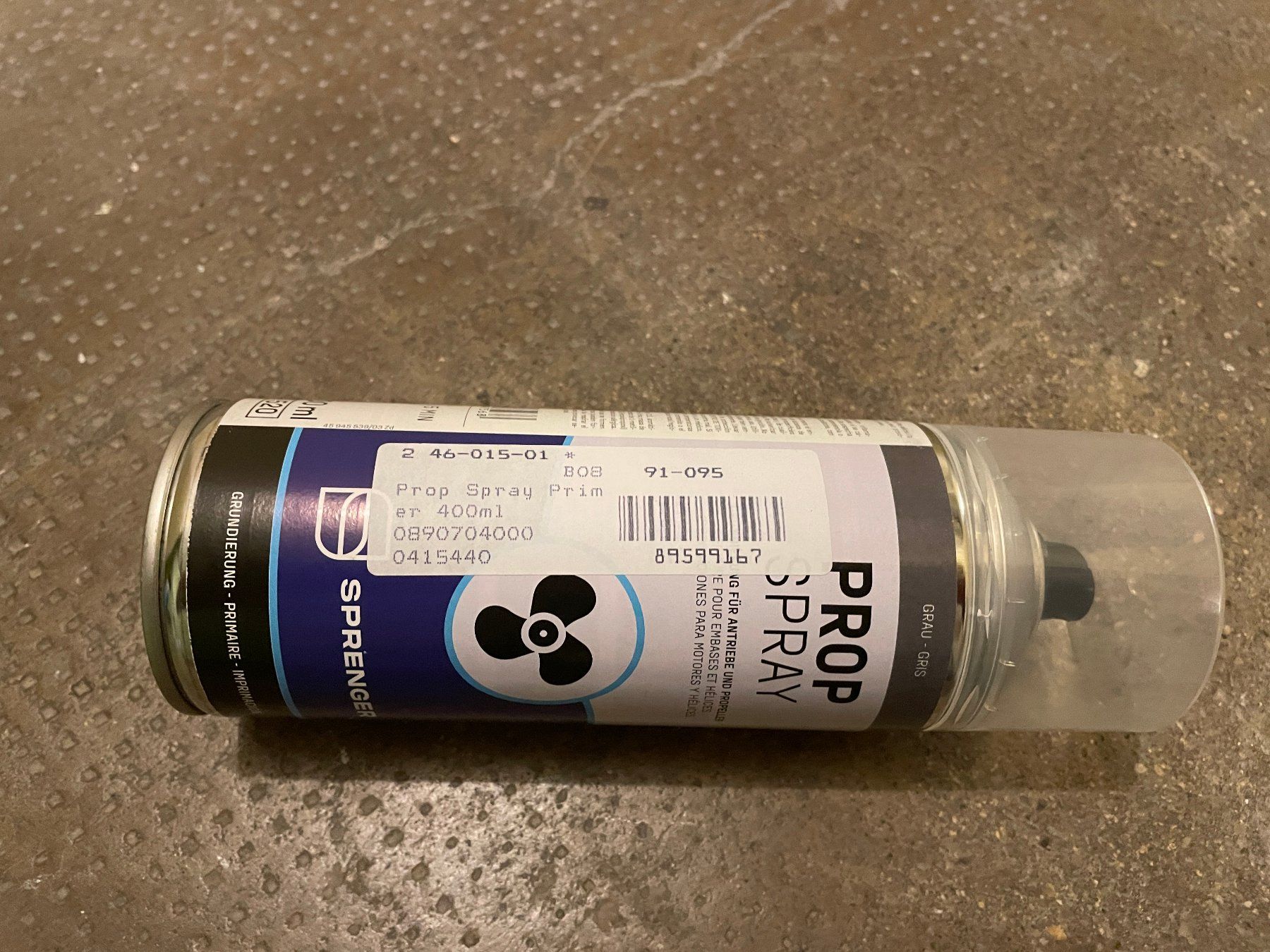 SPRENGER »Prop Spray« apprêt sous-marin - 400 ml, gris (Neu und ...