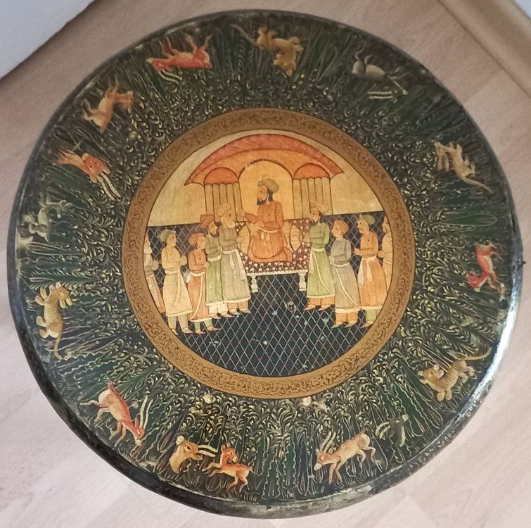 Antiker Tisch, persische Handmalerei/arabischer Schrift _c (Gebraucht) in Nennigkofen für CHF 75 ...