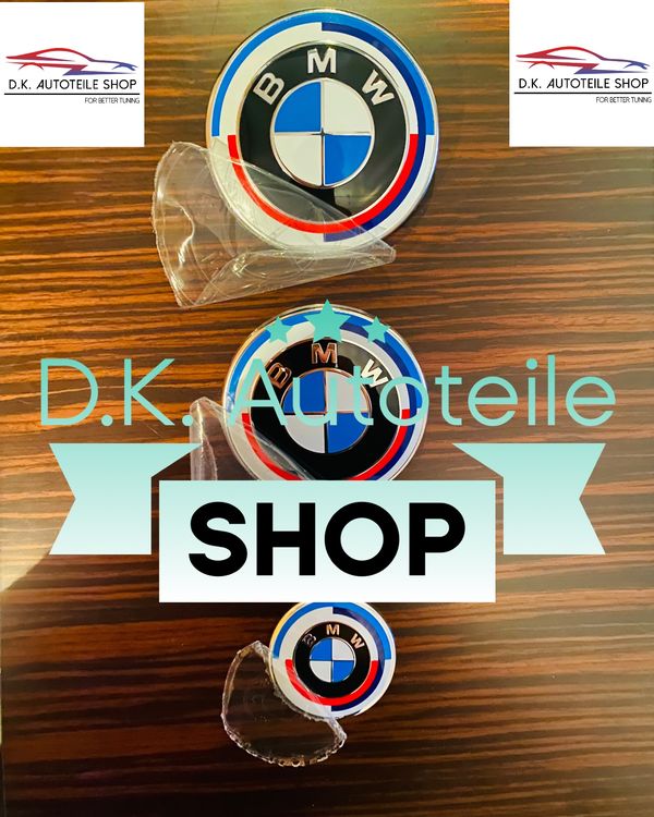 BMW 50 Jahre M Motorhauben, Heckklappen und Lenkrad Emblem (Neu und ...