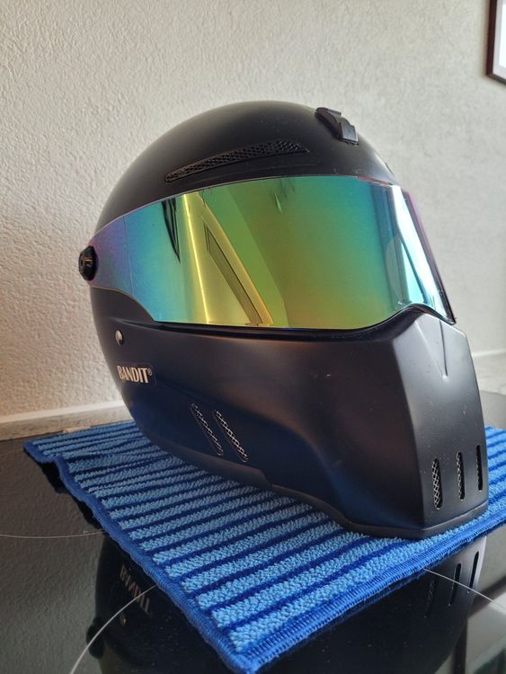 Ab 1.- Franken Bandit "Alien II" Motorrad Helm | Kaufen auf Ricardo