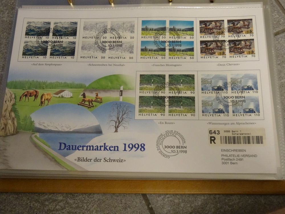 FDC 1998 Dauermarken Bilder der Schweiz LUXUSBRIEFE | Kaufen auf Ricardo