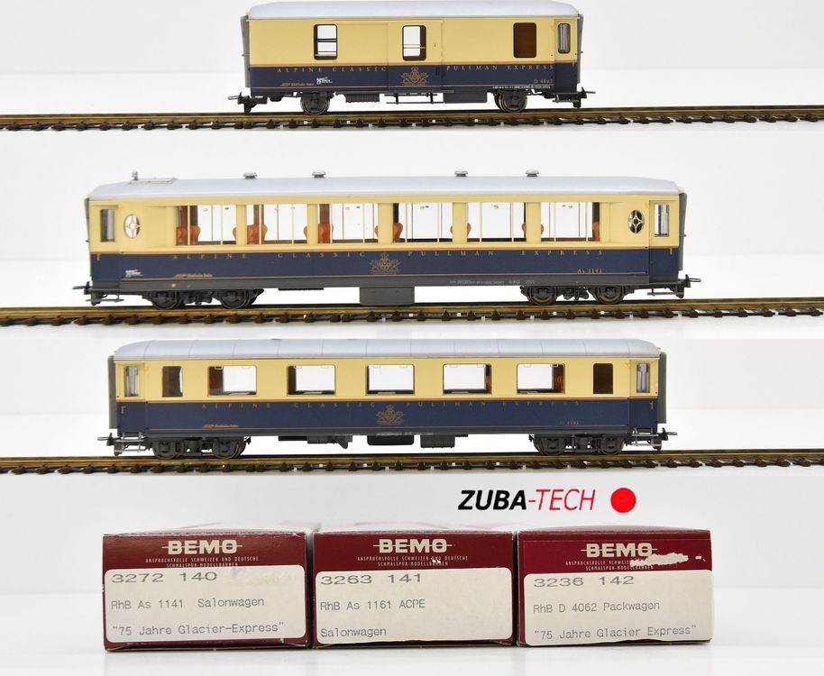 Bemo 3x Salonwagen der ACPE H0m GS mit OVP (Gebraucht) in St. Gallen für CHF 228 – mit Lieferung ...