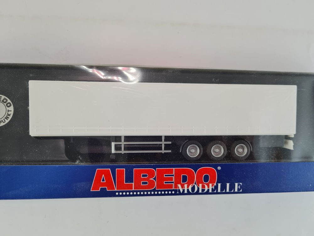 Albedo 500189 Lastwagen Auflieger weiss H0 1:87 (Neu (gemäss ...