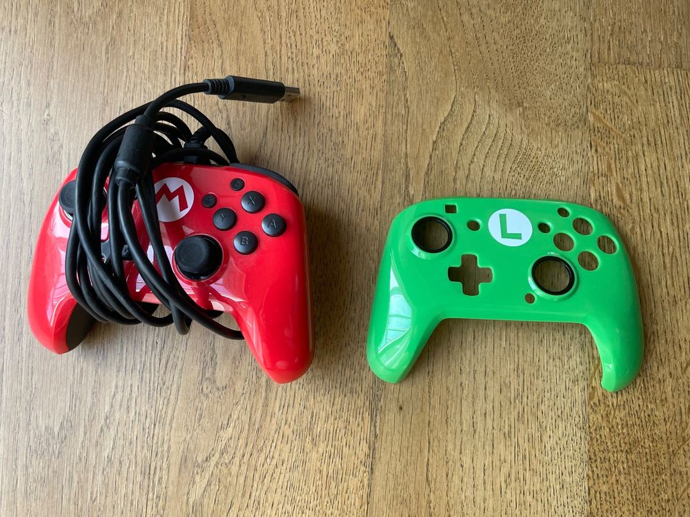 Mario-Controller + Luigi-Cover / Nintendo Switch | Kaufen auf Ricardo