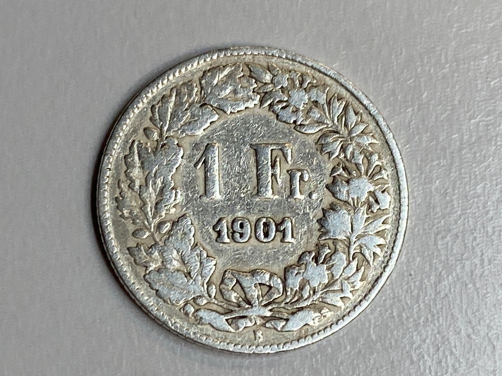1 Fr.Silber Schweiz 1901 s | Kaufen auf Ricardo