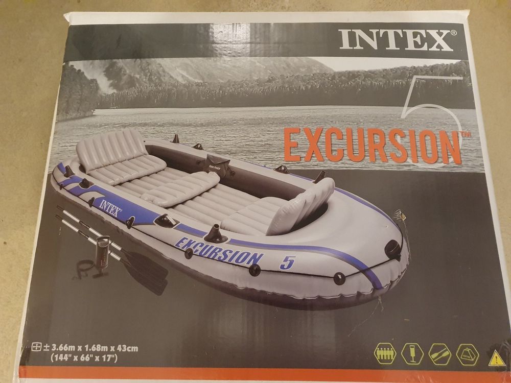 Schlauchboot Intex Excursion 5 (Neu und originalverpackt) in Winterthur ...