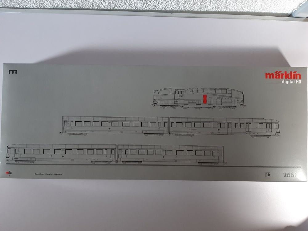 Märklin 26610 - Zugpackung Henschel Wegmann (Neu und originalverpackt ...