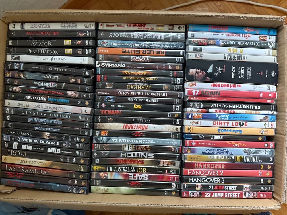 DVD-Sammlung – 150 Filme – Klassiker, Action, Comedy (Gebraucht) in Kehrsatz für CHF 12 – mit ...
