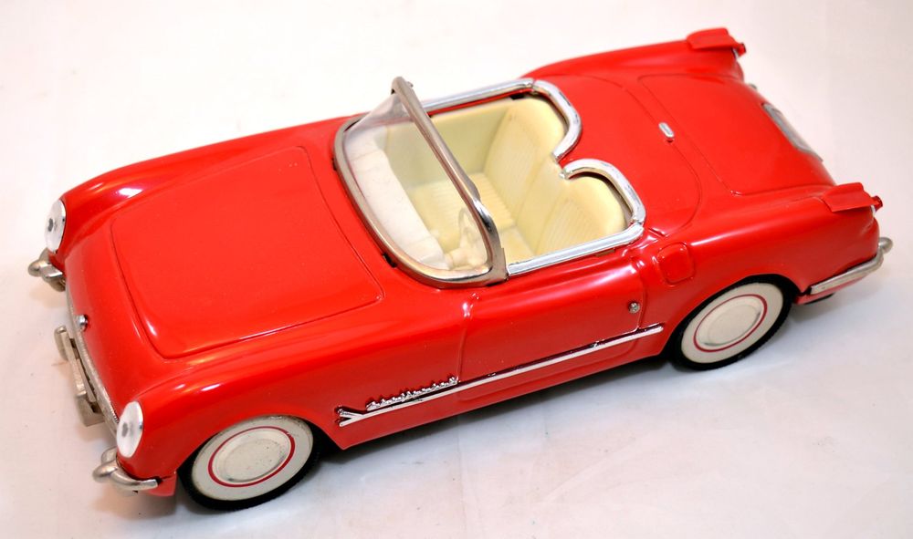 Rotes Corvette Blech-Spielzeugauto Oldtimer 1953 (Gebraucht) in ...