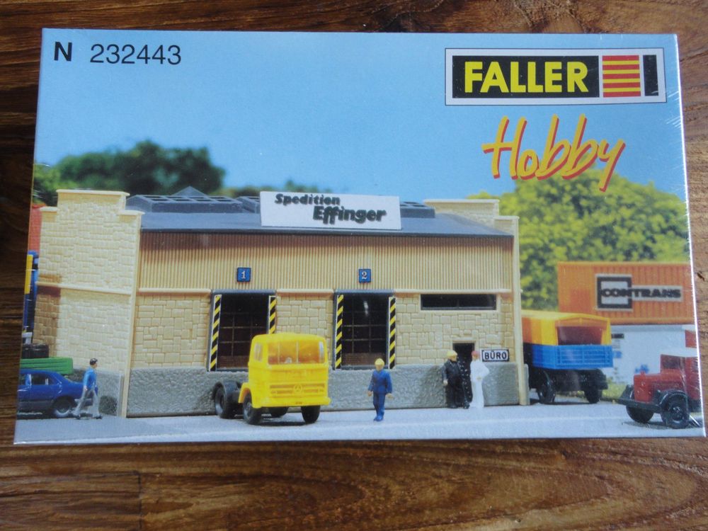 Lagerhalle Spedition Effinger Spur N von Faller 232443 NEU (Neu (gemäss ...