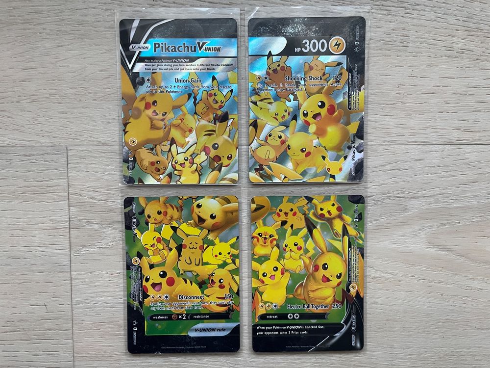 Pikachu V-Union (SWSH 139 bis SWSH 142) (Neu (gemäss Beschreibung)) in ...