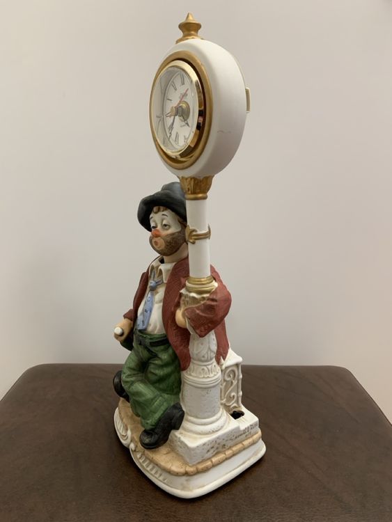 Vintage Hobo the clown clock. Melody in motion Three o‘clock (Gebraucht ...