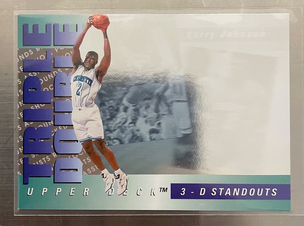 NBA Larry Johnson Tripple Double Hologramm Card | Kaufen auf Ricardo