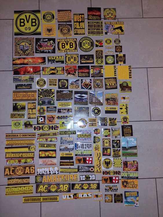 FAN STICKER CA.125 STK. - BORUSSIA DORTMUND! (Gebraucht) in für CHF 49 ...