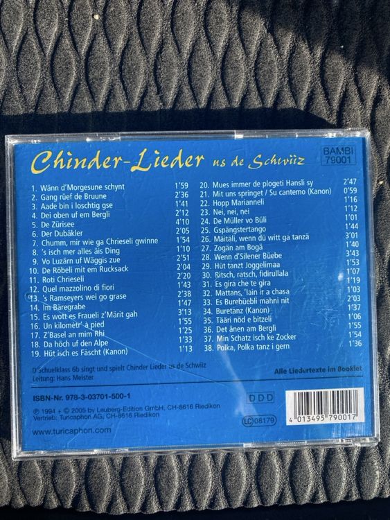 Chinder-Lieder us de Schwiiz, CD, zum Mitsinge (Gebraucht) in Römerswil LU für CHF 4 – mit ...