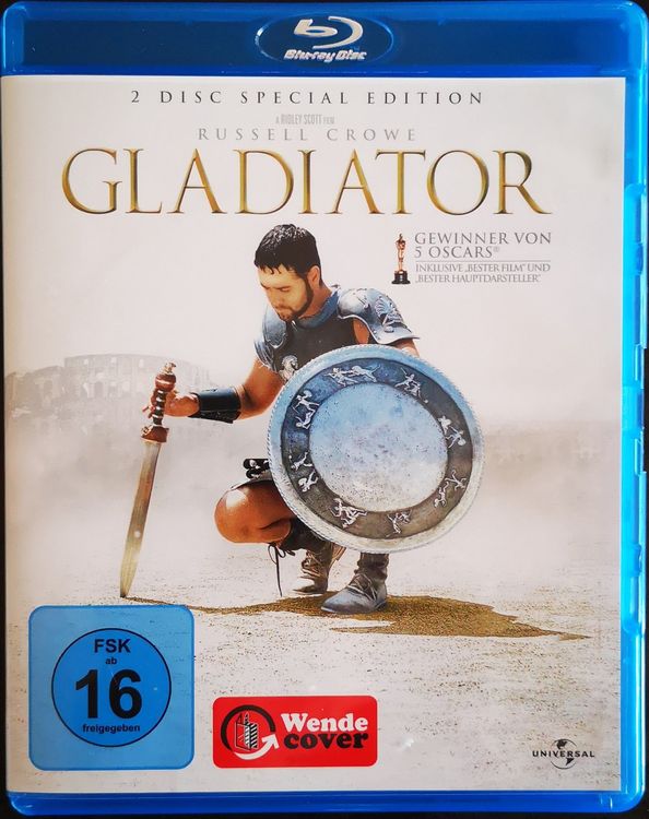 Gladiator Kinofassung und Extended Edition 2 Disc Edition (Gebraucht ...