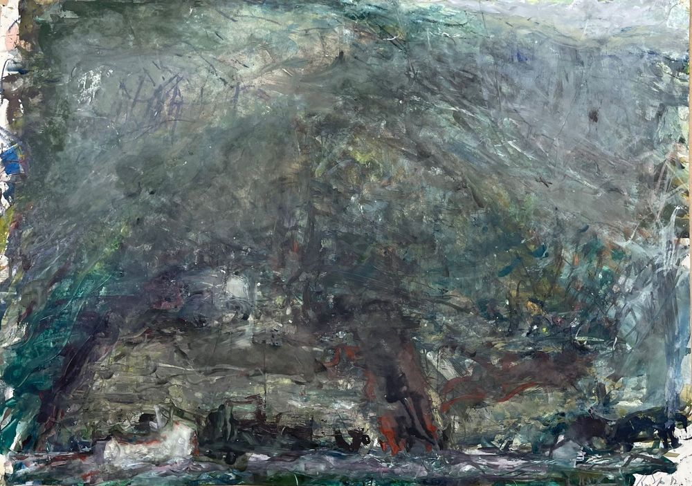 Rolf Spinnler grosse Mischtechnik (Gebraucht) in Root für CHF 810 – mit Lieferung auf Ricardo kaufen