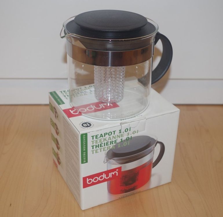 Bodum Teekanne 1 Liter mit Einsatz Sieb Kunststoff (Gebraucht) in Schönenberg TG für CHF 8 – mit ...