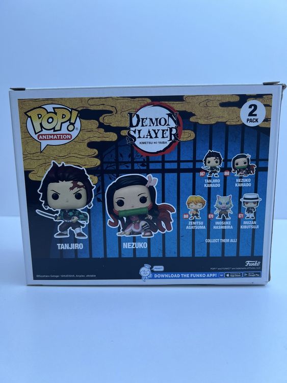 Funko POP! Animation 2-Pack Demon Slayer Tanjiro & Nezuko | Kaufen auf ...
