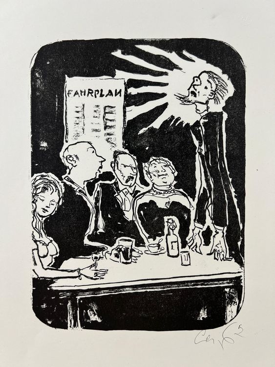 Professor Hans Leip (1893-1983) Org. Lithographie Handsig | Kaufen auf ...