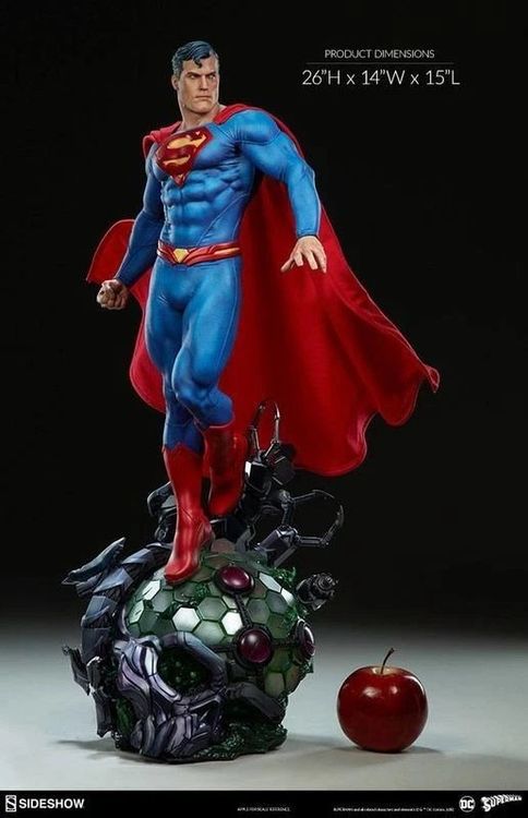 SIDESHOW DC COMICS SUPERMAN PREMIUM FORMAT 1/4 STATUE 66CM (Gebraucht ...