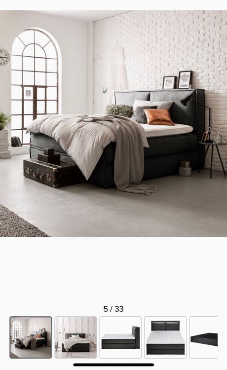 Premium Boxspringbett KINX 180x200cm | Kaufen auf Ricardo
