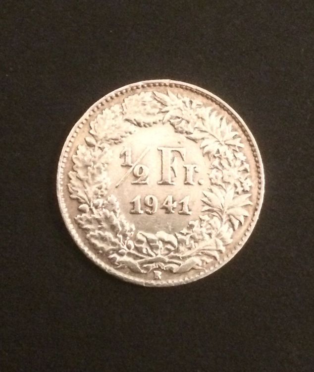 50 Rappen 1941 unz. ( SILBER ) (Gebraucht) in Sirnach für CHF 7 – mit Lieferung auf Ricardo kaufen