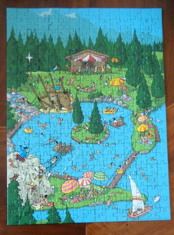 Globi Puzzle - Globi am Heidsee / 300 Teile Komplett (Gebraucht) in ...