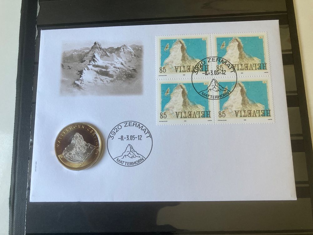 Numis Brief mit 10 Franken Münze Matterhorn (Gebraucht) in für CHF 12 ...