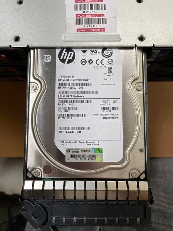 HP StorageWorks D2600 mit 12x2 TB-HD (Gebraucht) in Buchs SG für CHF ...