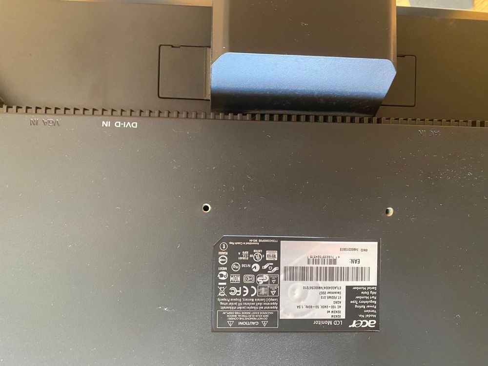 Acer X243W Computer Monitor 24" 1920 x 1200 pixels (Gebraucht) in Uster ...