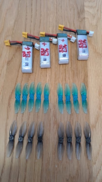 FPV 2 Zoll Whoop 2s Lipo racing mit Lipos und Propeller | Kaufen auf ...