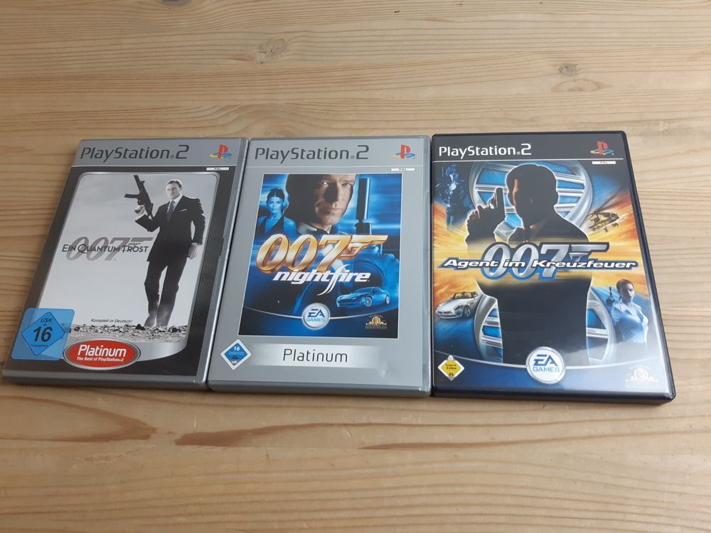 James Bond 007 Ein Quantum Trost + Nightfire Kreuzfeuer PS2 (Gebraucht) in Welschenrohr für CHF ...