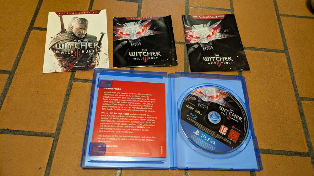 The Witcher 3 Wild Hunt (PS4) | inkl. Original Soundtrack-CD (Gebraucht ...