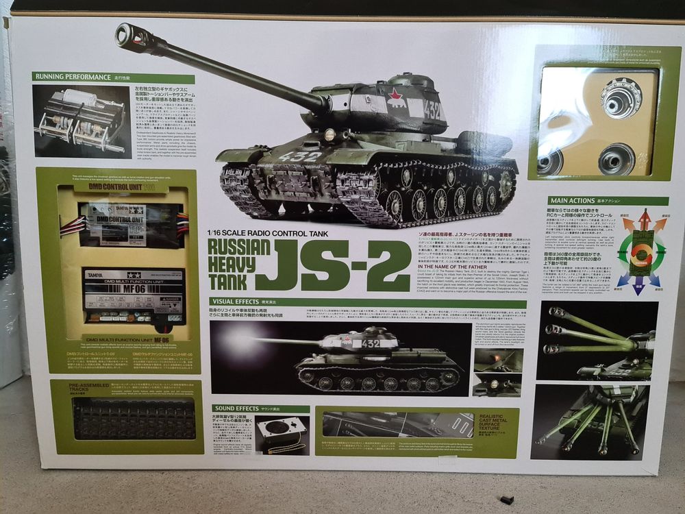 Tamiya RC Panzer RUSSIAN HEAVY TANK JS-2 NIB | Kaufen auf Ricardo