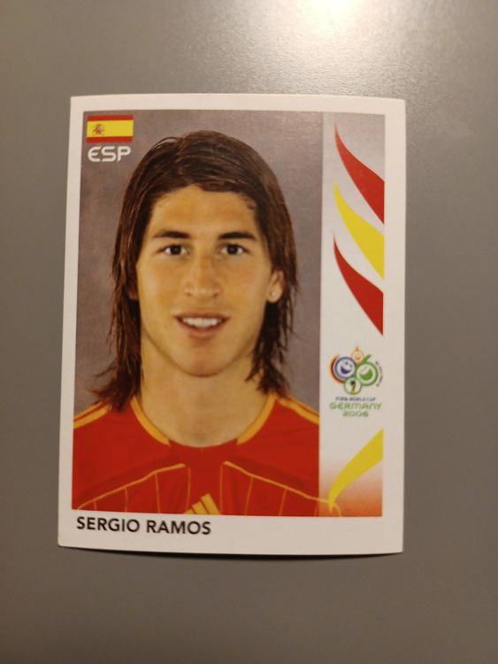 Panini WM 2006 SERGIO RAMOS WM-ROOKIE España Sticker (Gebraucht) in ...