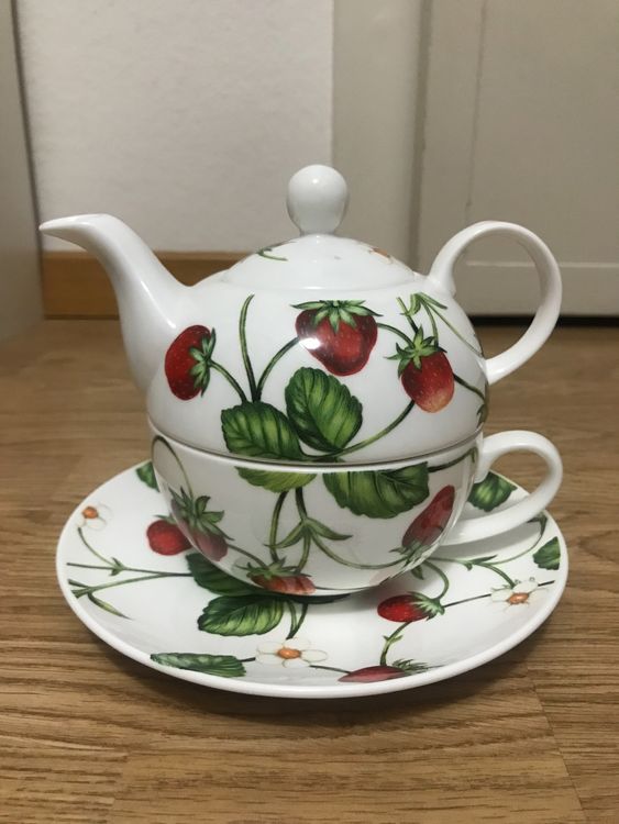 Théière avec tasse / Teekanne mit Tasse (Neu (gemäss Beschreibung)) in Fribourg für CHF 40 – mit ...