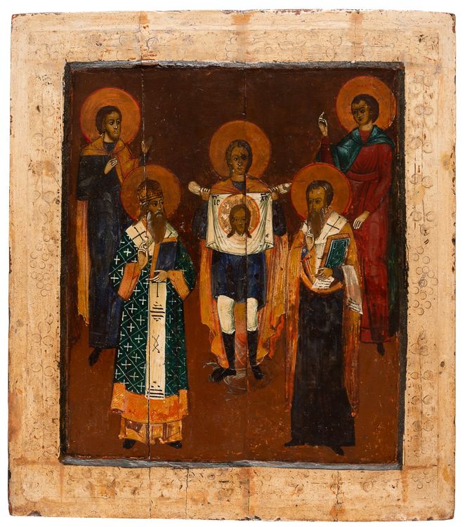 ANTIKE RUSSISCHE IKONE MIT HEILIGEN (Gebraucht) in Muri b. Bern für CHF 109 – mit Lieferung auf ...