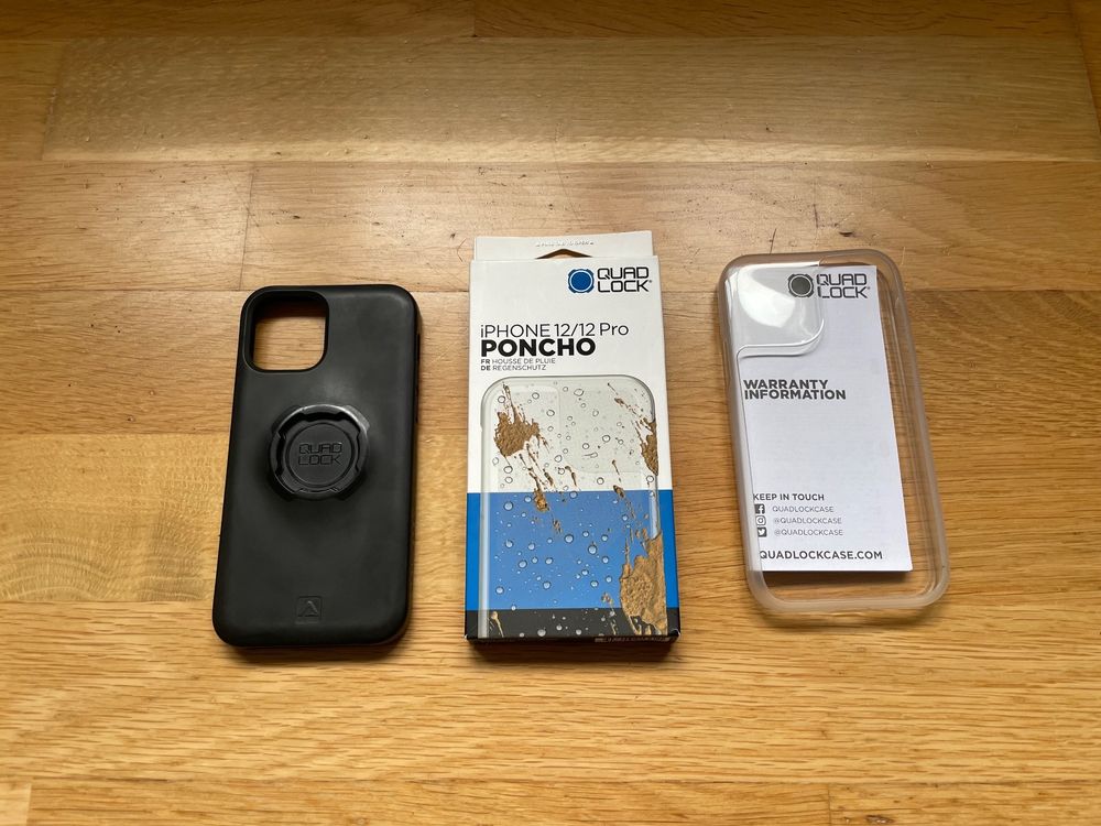 Quad Lock Case IPhone 12 Pro & Poncho (Gebraucht) in Zürich für CHF 20 ...