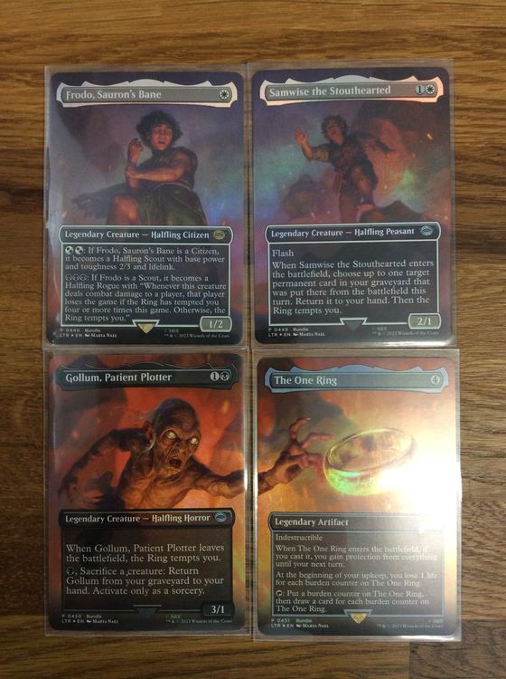 MTG - Foil Mount Doom Scene Cards including The One Ring x4 (Neu (gemäss Beschreibung)) in ...