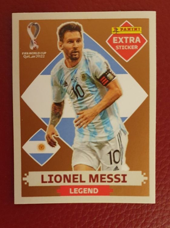 Panini Qatar 2022 LIONEL MESSI EXTRA STICKER Legend | Kaufen auf Ricardo