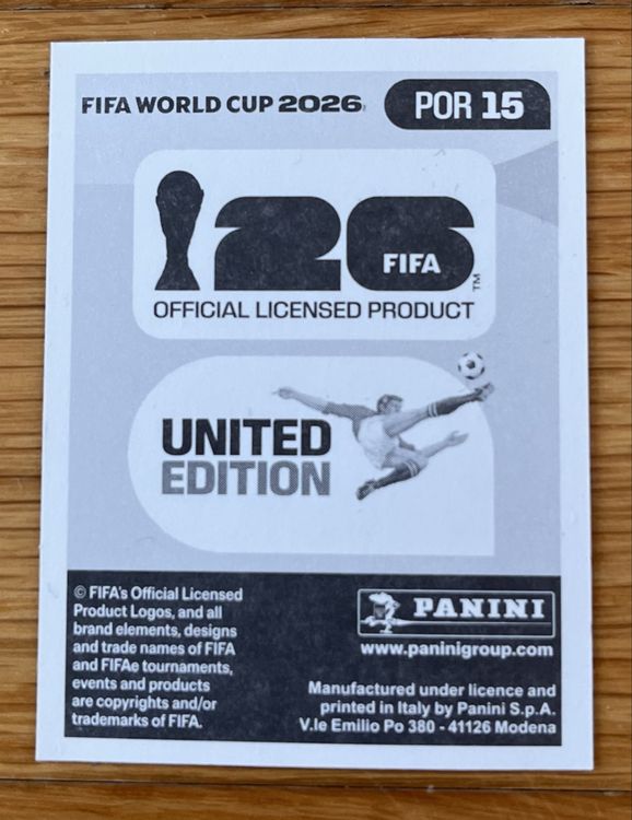 Panini WM 2026 - POR 15 Sticker - Christiano Ronaldo (Neu (gemäss ...