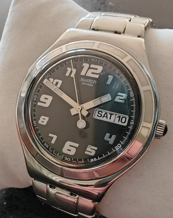 Swatch Irony Stahl 38mm ab 1 Fr !! Field watch Uhr Diver | Kaufen auf ...