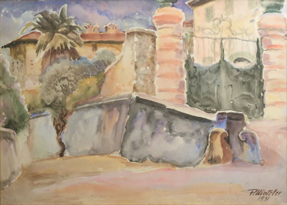 Paul Winteler-Einstein (1882 - 1952) Aquarell | Kaufen auf Ricardo