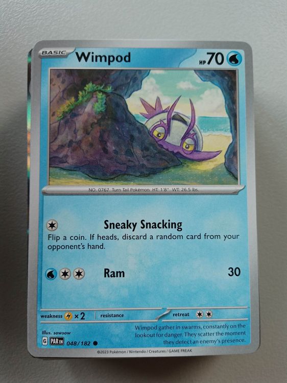 Wimpod - Paradox Rift Pokemon Englisch | Kaufen auf Ricardo