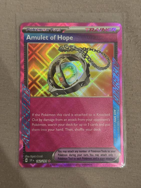 Pokémon Amulet of Hope 162/191 Surging Sparks (SV08) | Kaufen auf Ricardo