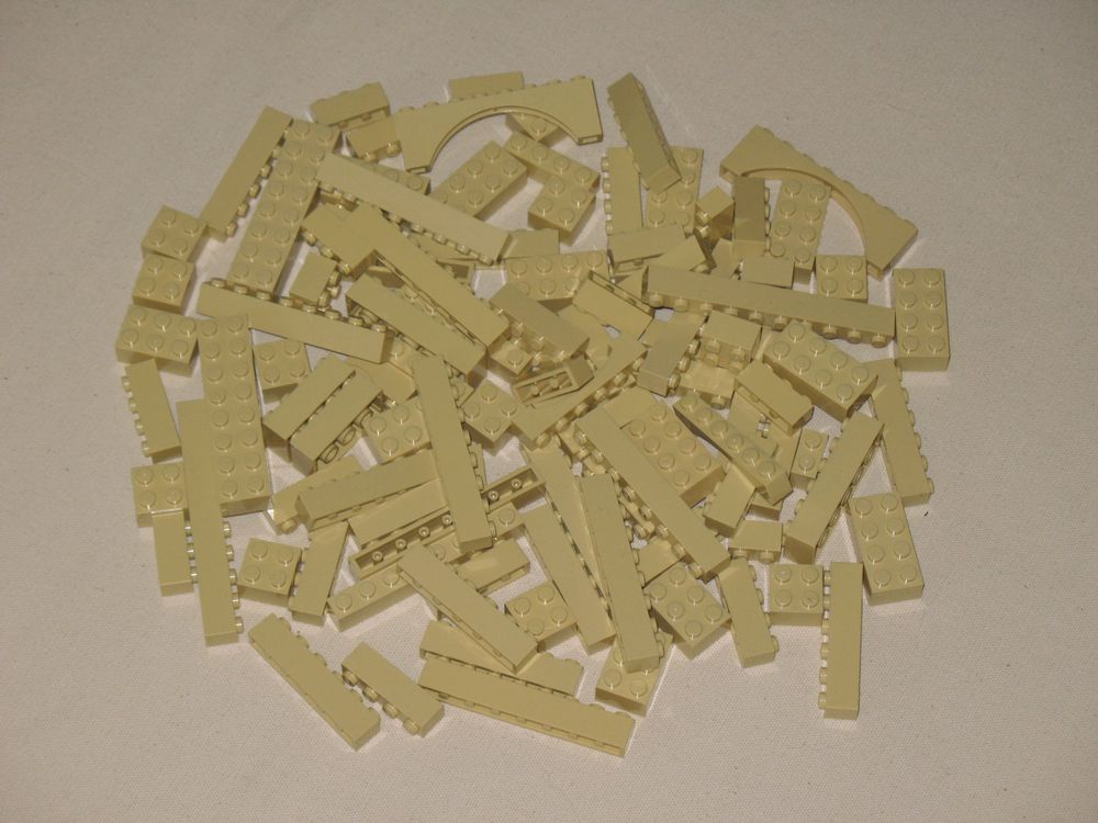 Lego 100 Bausteine beige | Kaufen auf Ricardo