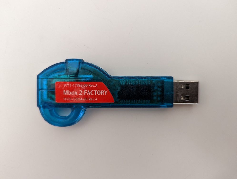 ILOK MBOX 2 FACTORY USB KEY ILOCK PACE AVID (Gebraucht) in Zunzgen für ...